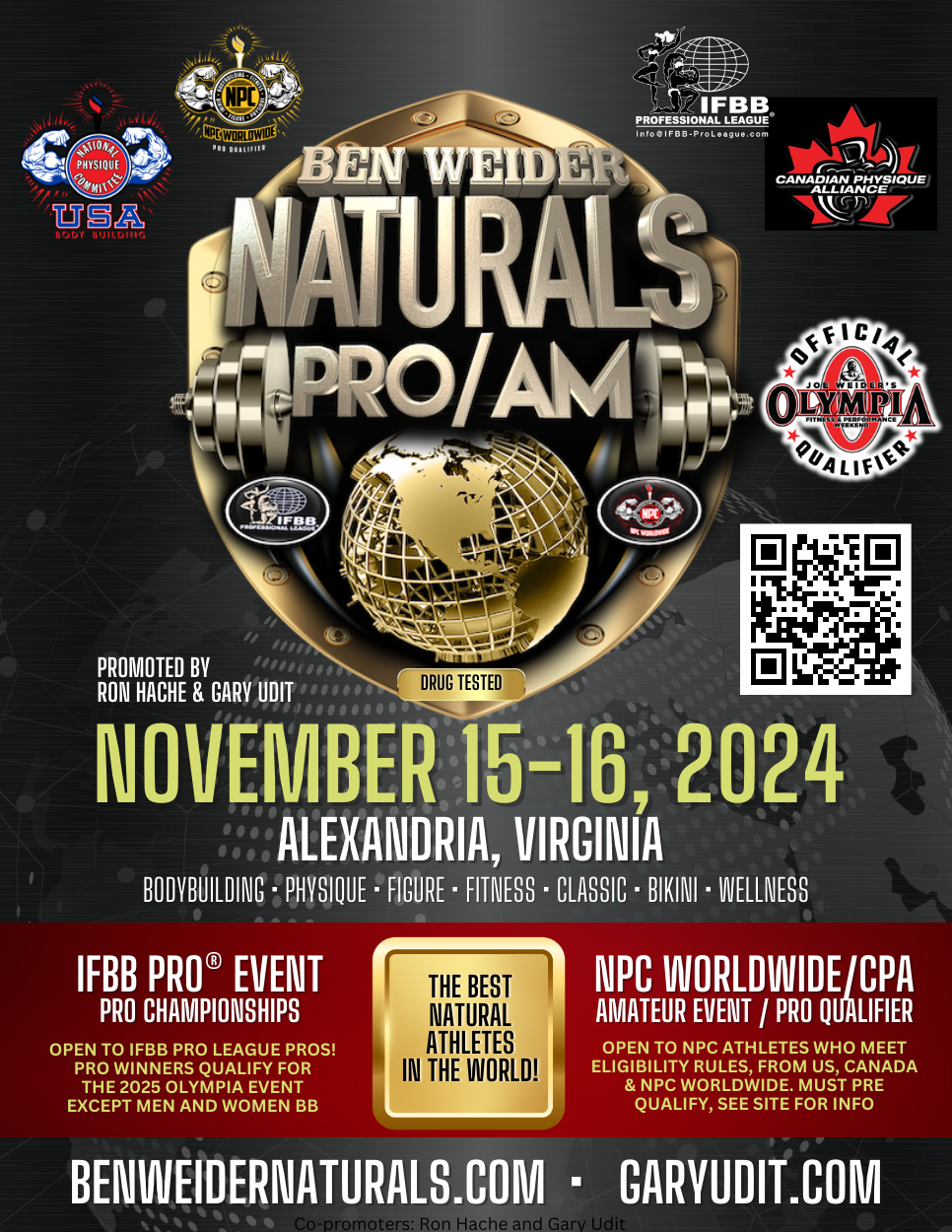 2024 Ben Weider Natural Pro Show | CPA | Bodybuilding | Physique ...